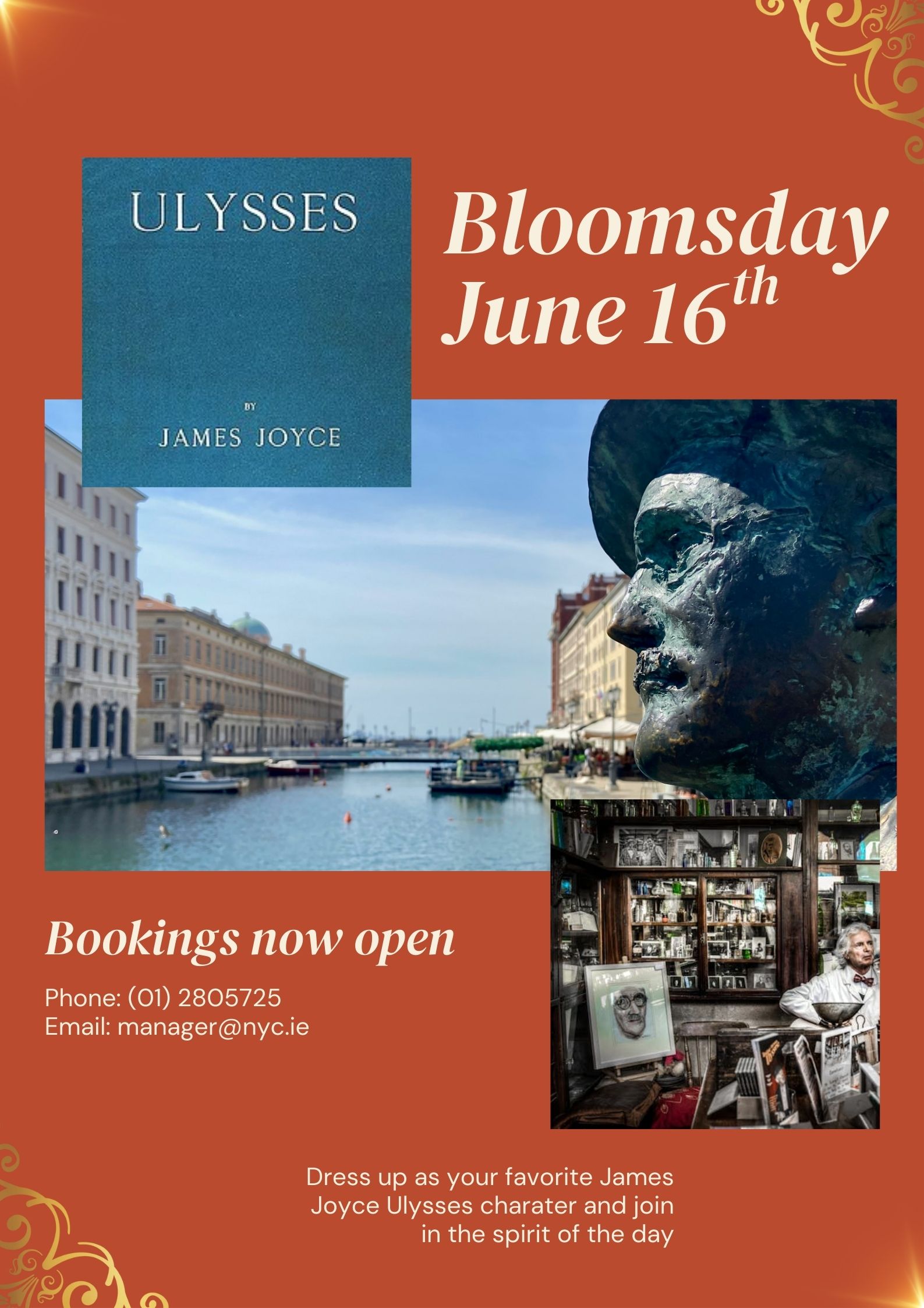 Bloomsday Lunch | National Yacht Club